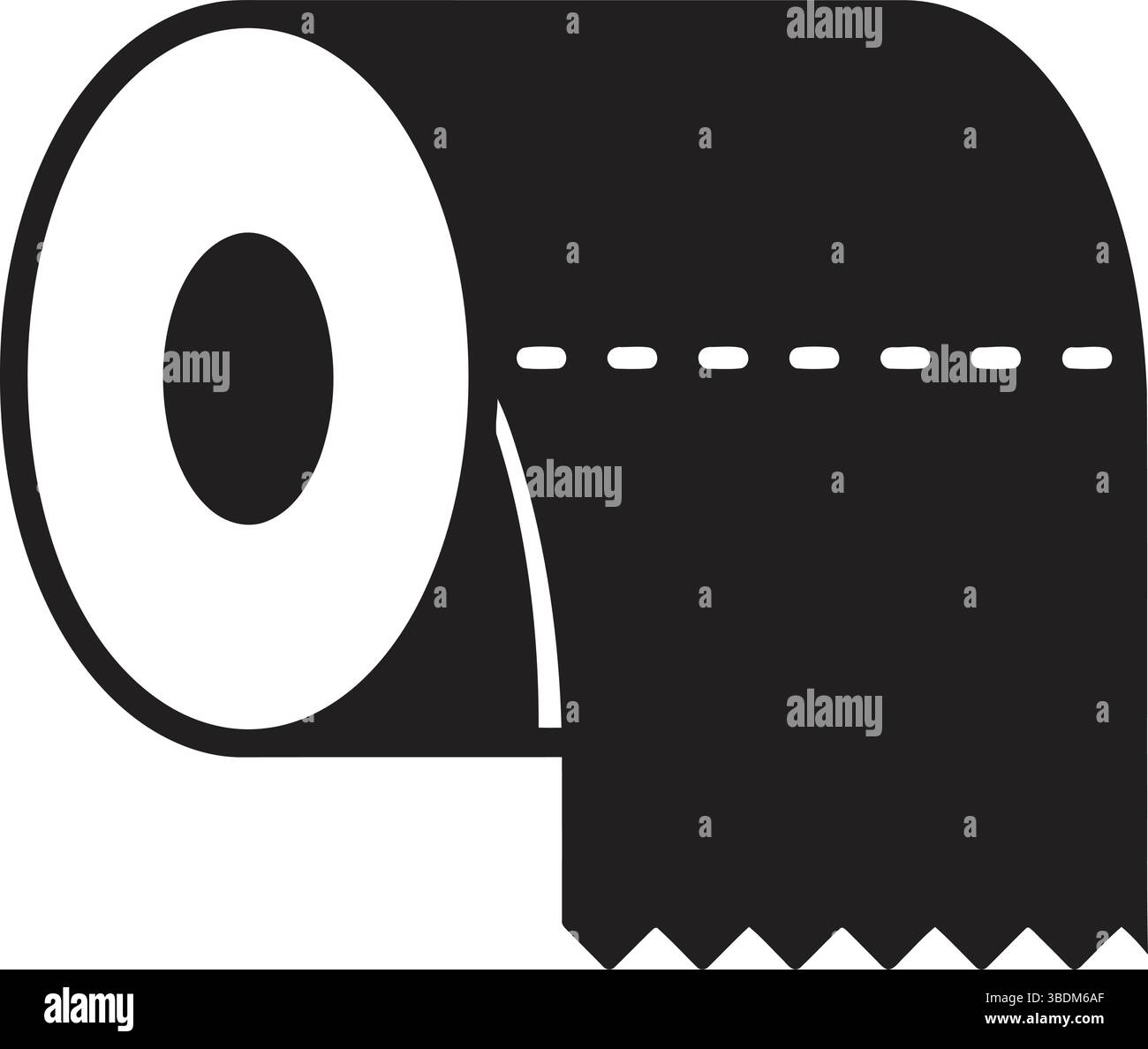 Minimalist white paper cutout design Stock Vector Images - Alamy