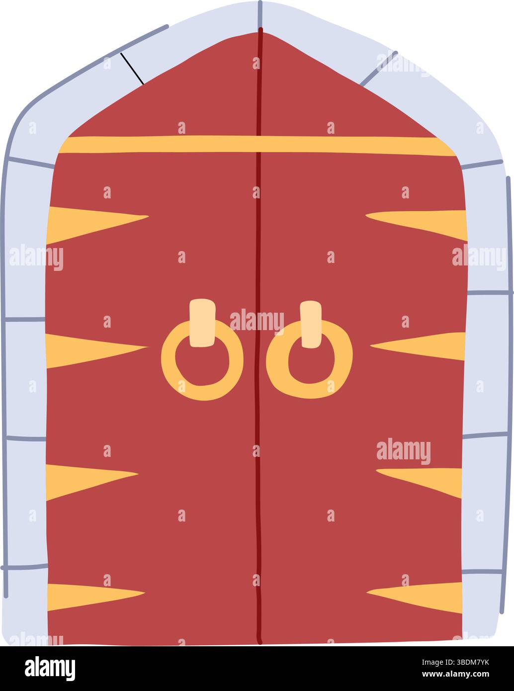 portal ancient medieval door cartoon vector illustration Stock Vector Image & Art - Alamy