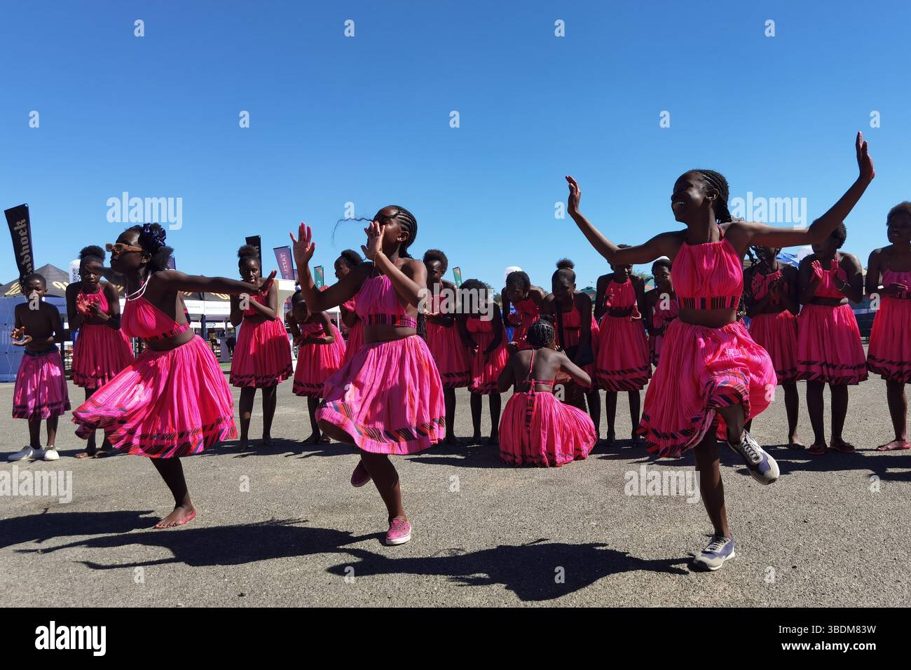Windhoek, Namibia. 24th May, 2025. People perform during the 7th ...