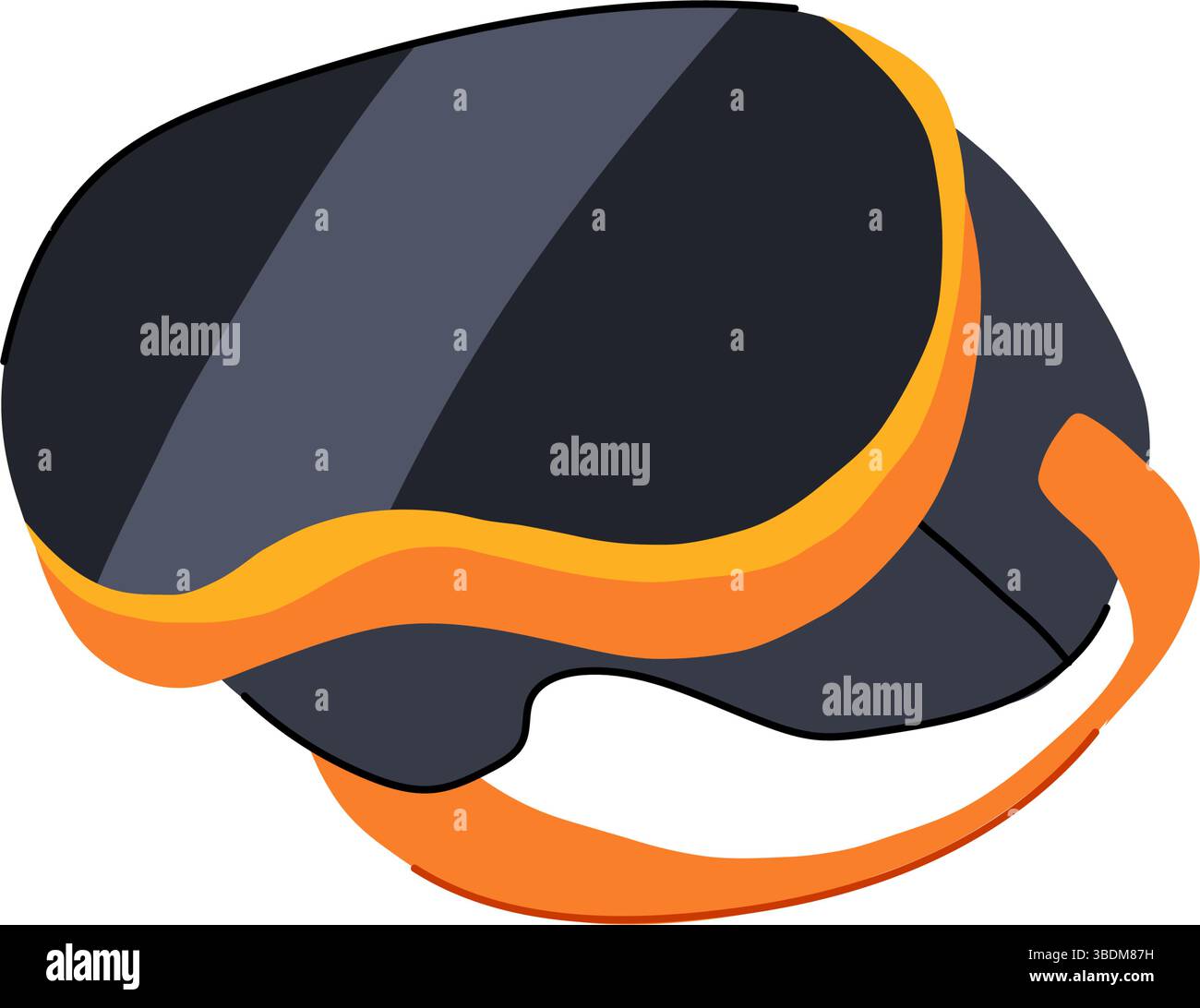 interactive augmented reality ar glasses cartoon vector illustration ...