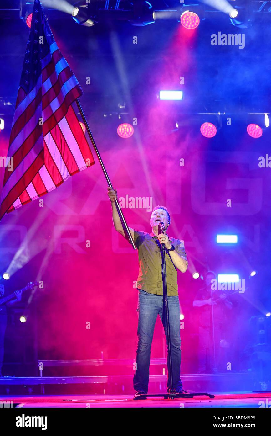 Denham Springs, LA, USA. 24th May, 2025. Craig Morgan performs during ...