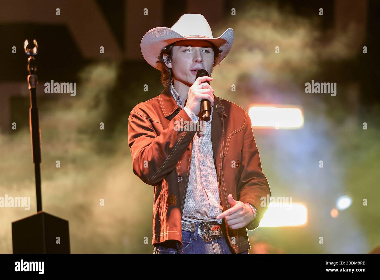 May 24, 2025: 2025 American Idol runner-up John Foster performs during ...