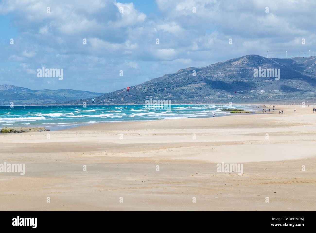 Tarifa, Spain - April 18, 2025: Sea views in Tarifa, right at the point ...