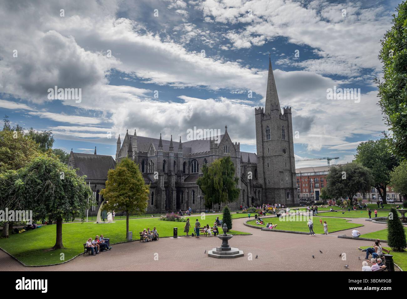DUBLIN, IRELAND – AUGUST 10, 2023: Saint Patrick’s Cathedral in Dublin ...