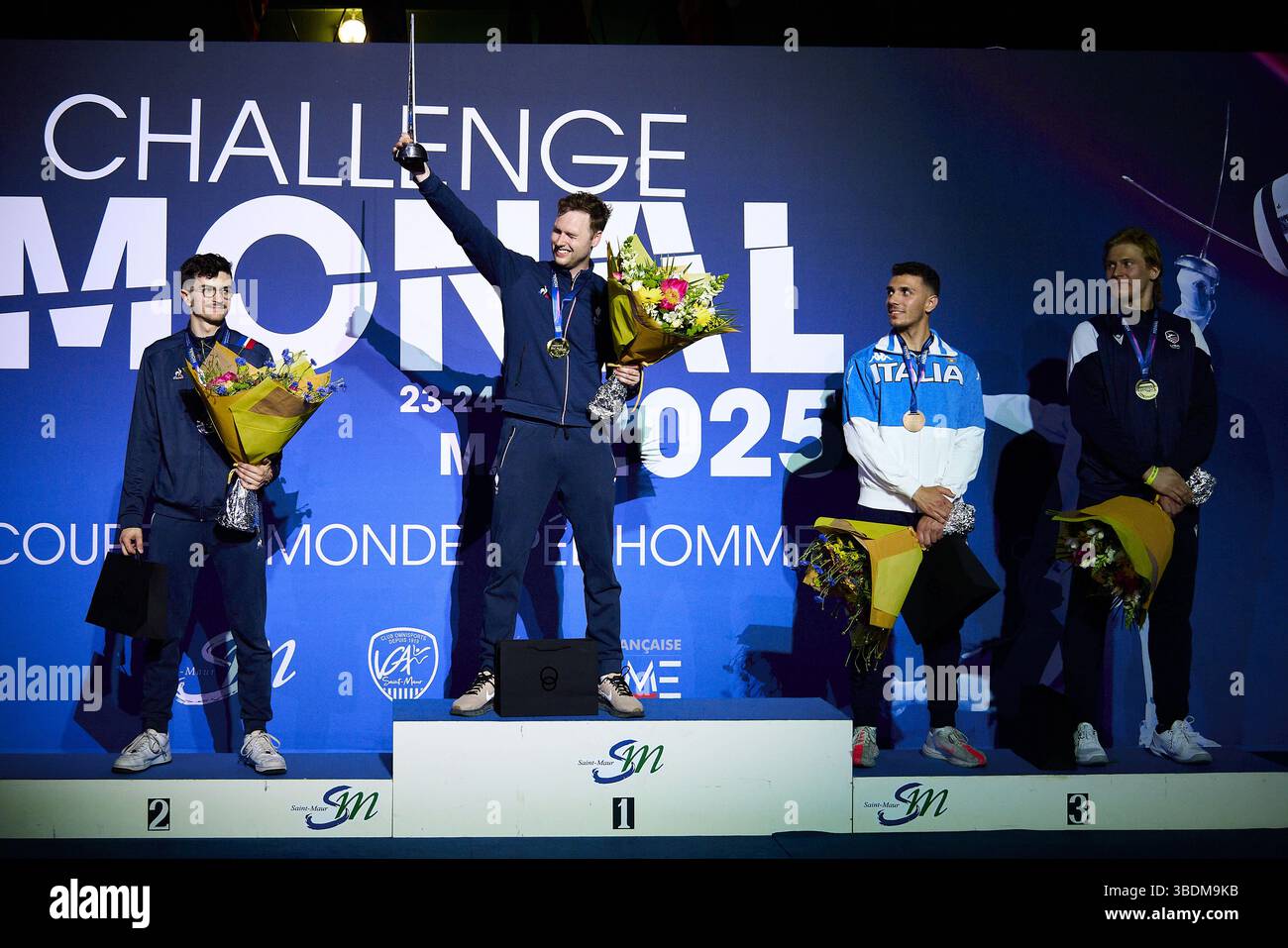 Podium Gold Medal BARDENET Alexandre (FRA), Silver Medal BILLA Gaetan ...