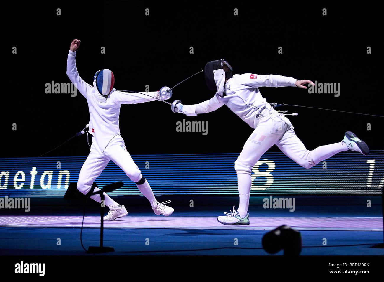 BILLA Gaetan (FRA) v BARDENET Alexandre (FRA) during the Challenge ...