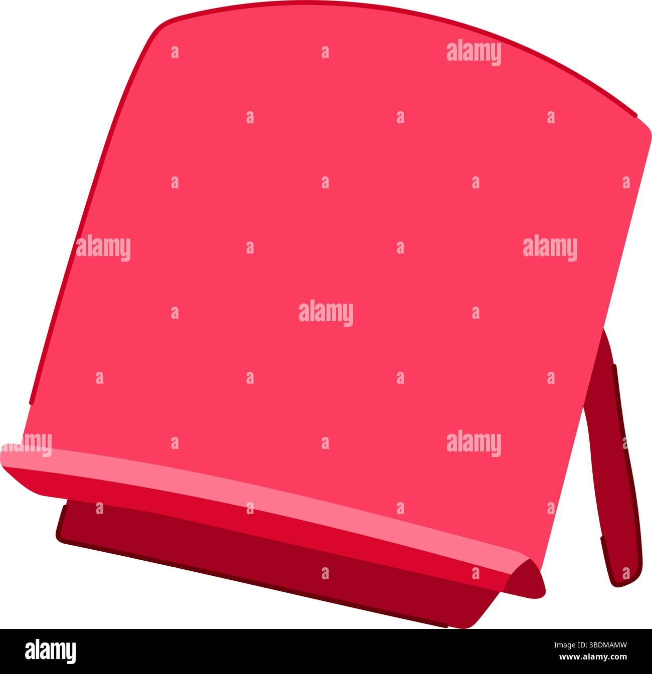 lightweight book reading stand cartoon vector illustration Stock Vector ...