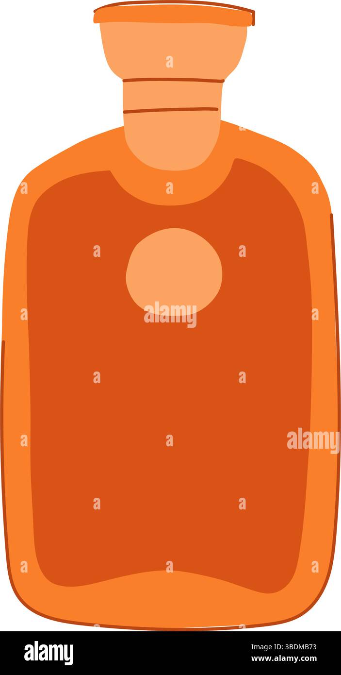 twinge bottle pain relief cartoon vector illustration Stock Vector ...