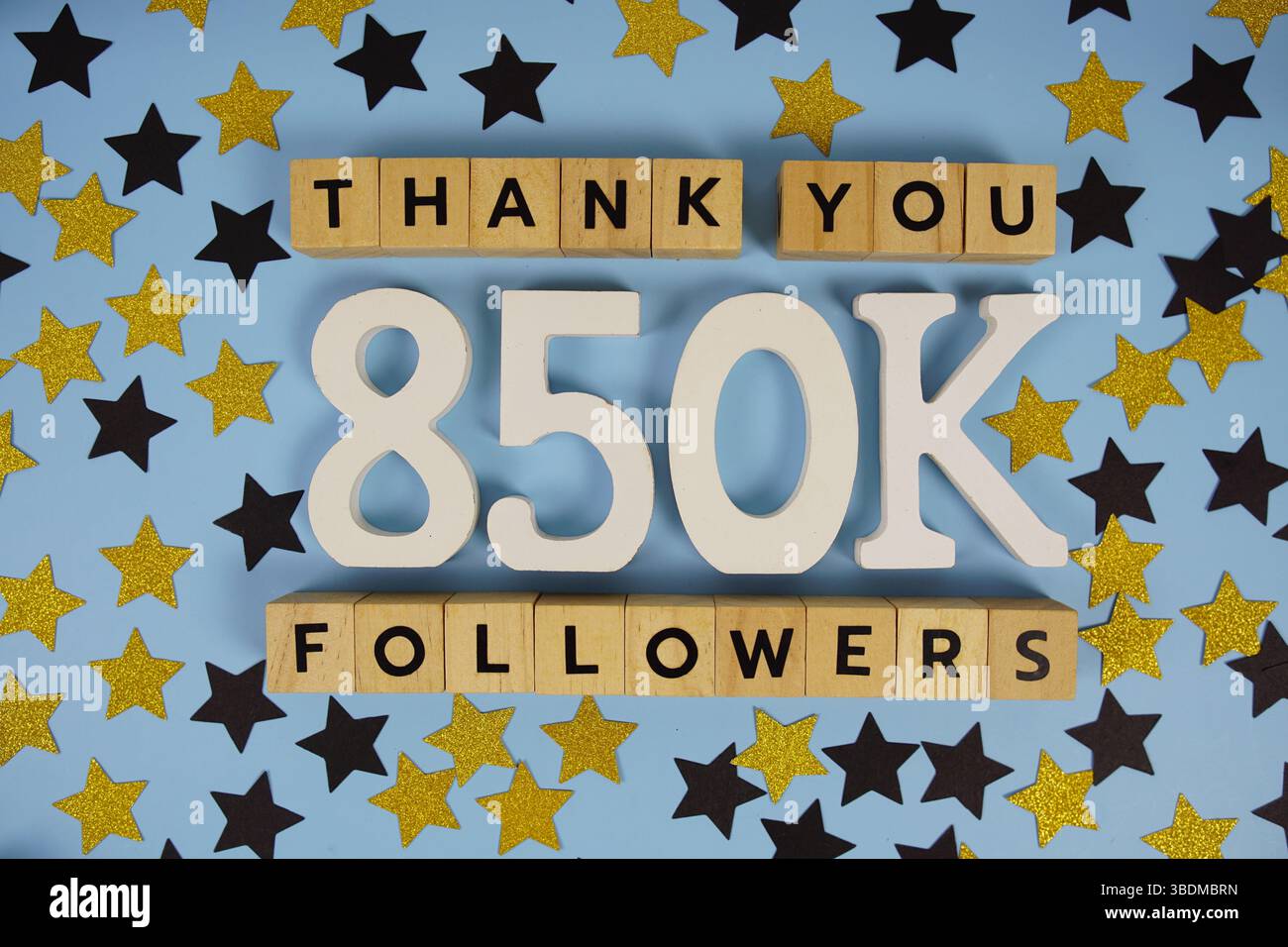 Thank You 850000, 850K Followers congratulation and celebration social ...