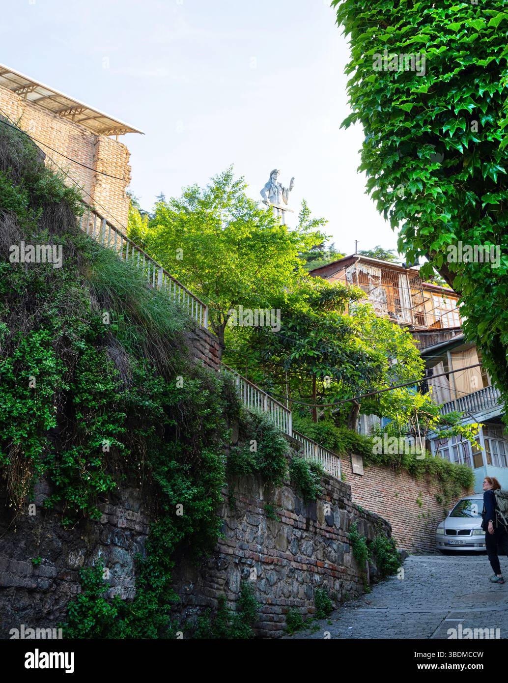 Tbilisi, Georgia. May 17, 2025. the staircase leading to the Kartlis ...