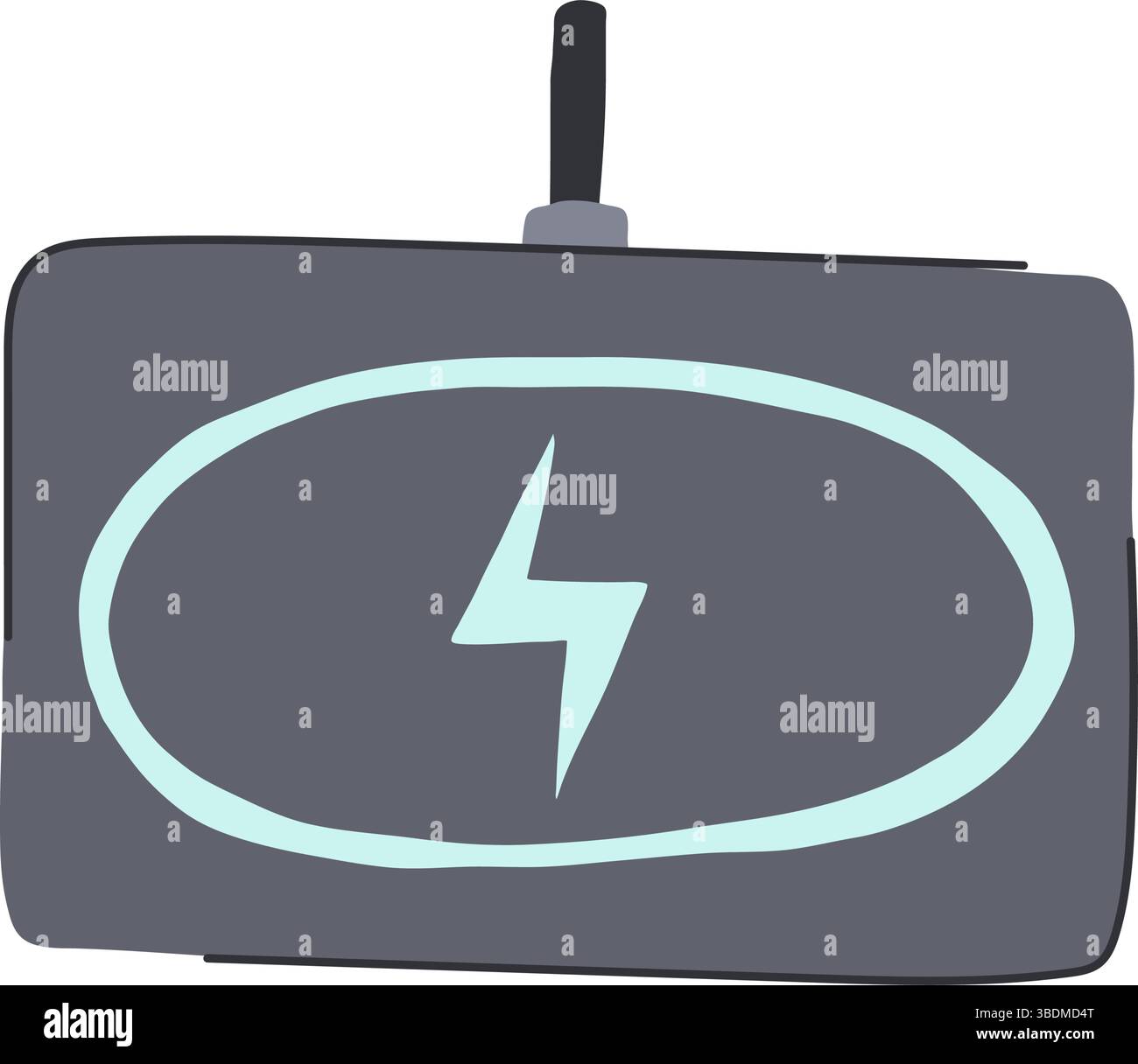 pad charging mat cartoon vector illustration Stock Vector Image & Art ...