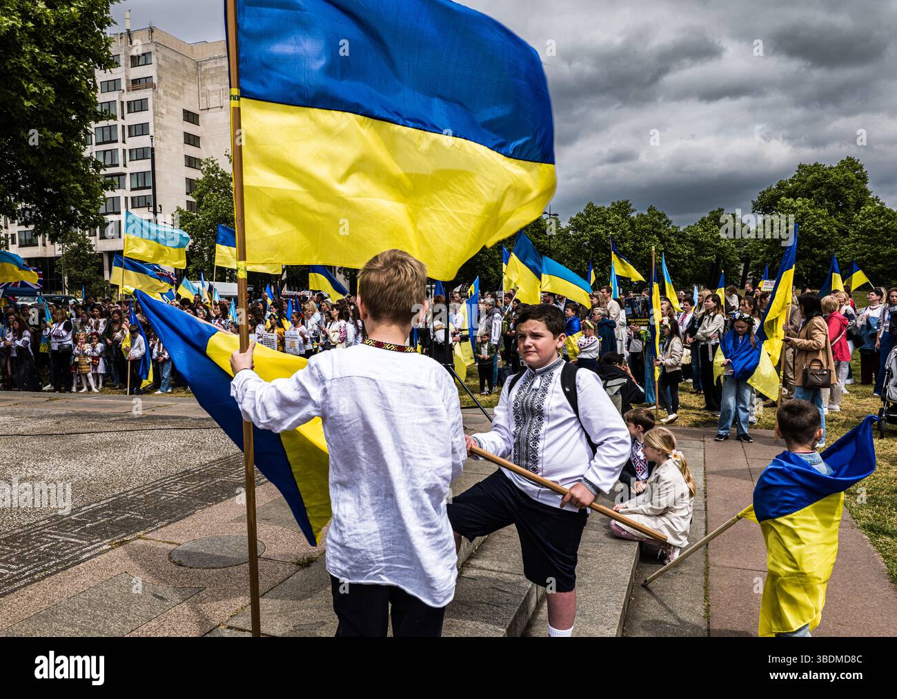 London, UK. 24 May 2025. Ukraine protest Credit: janos molnar/Alamy ...