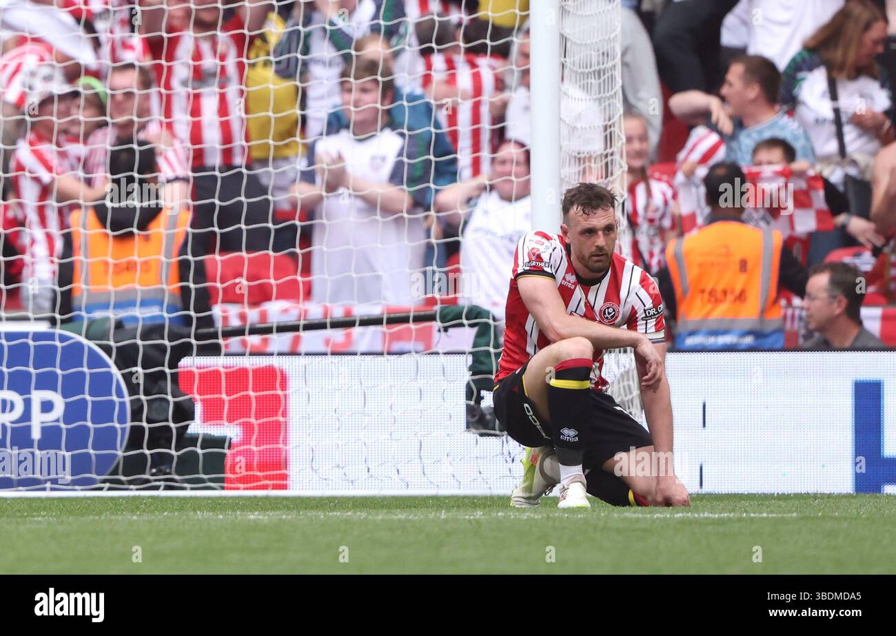 London, UK. 24th May, 2025. Jack Robinson (SU) dejection after the ...