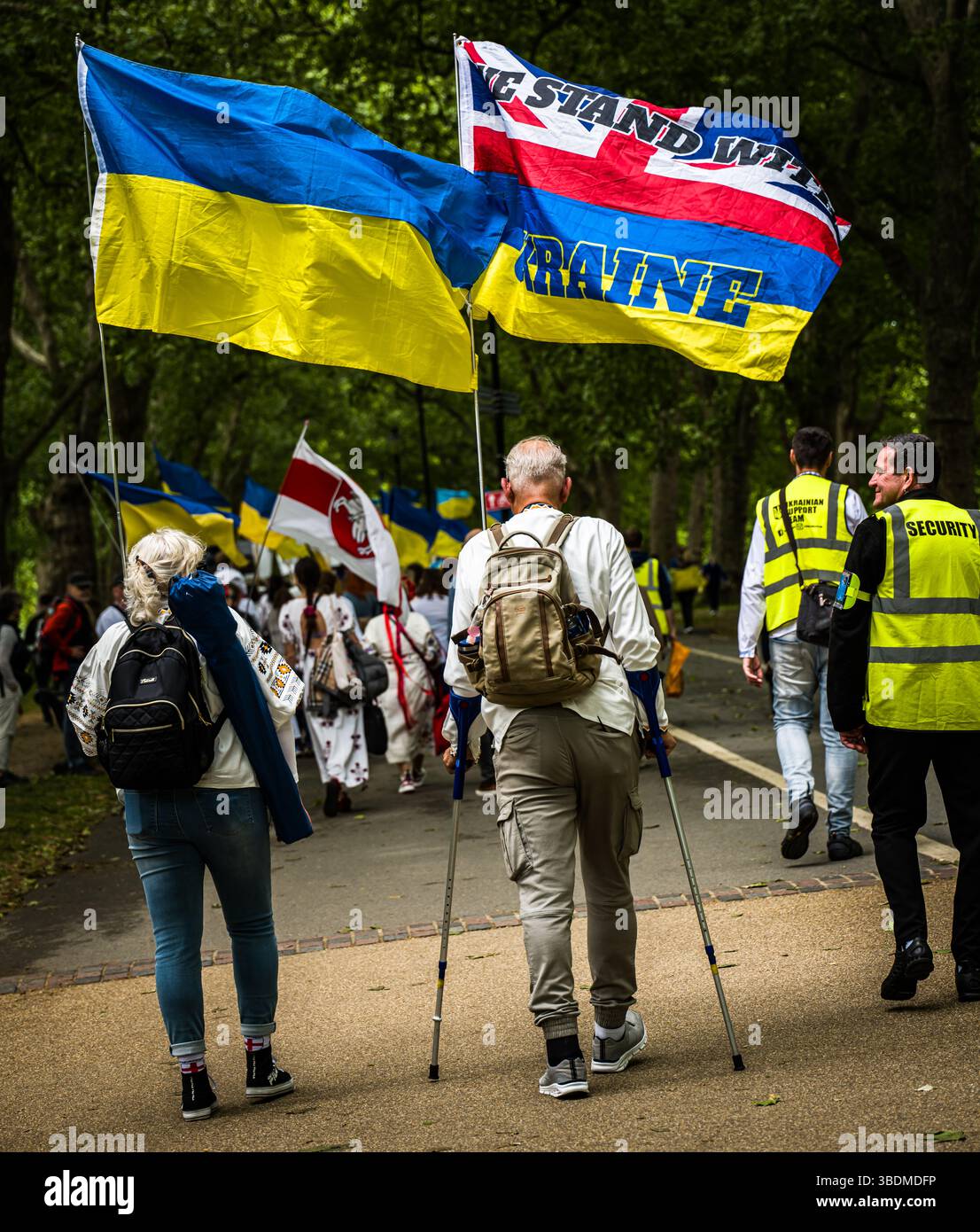 London, UK. 24 May 2025. Ukraine protest Credit: janos molnar/Alamy ...