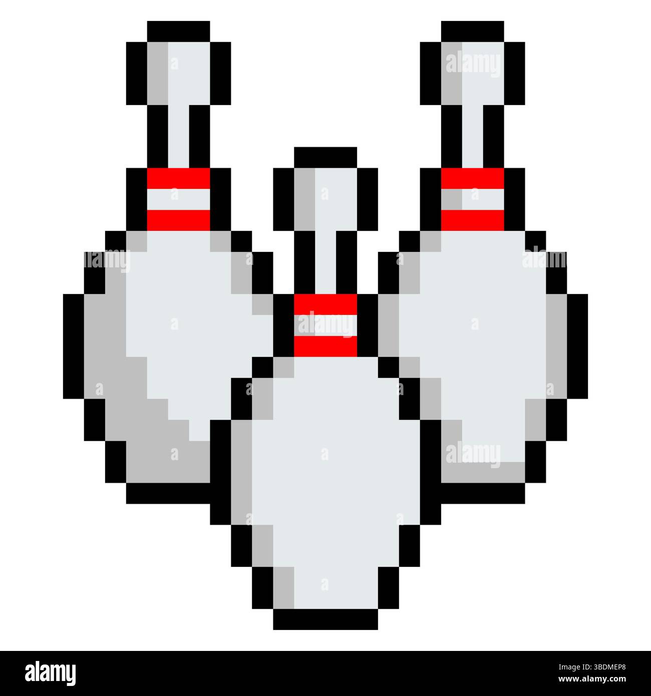 Bolwing pin in 8 bit pixel art style Stock Vector Image & Art - Alamy