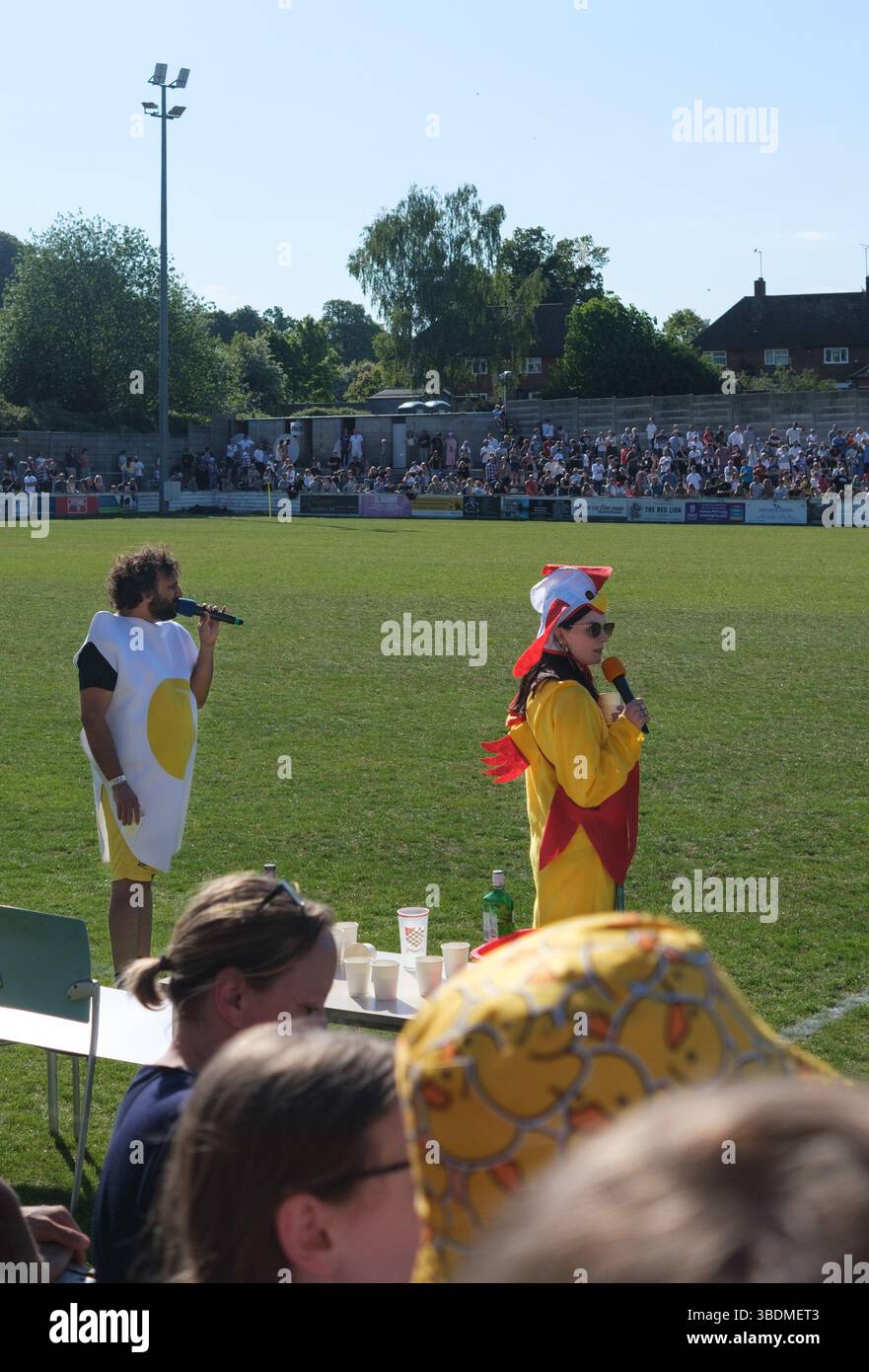 Picture shows Aisling Bea and Nish Kumar during the 2025 Alex Horne ...