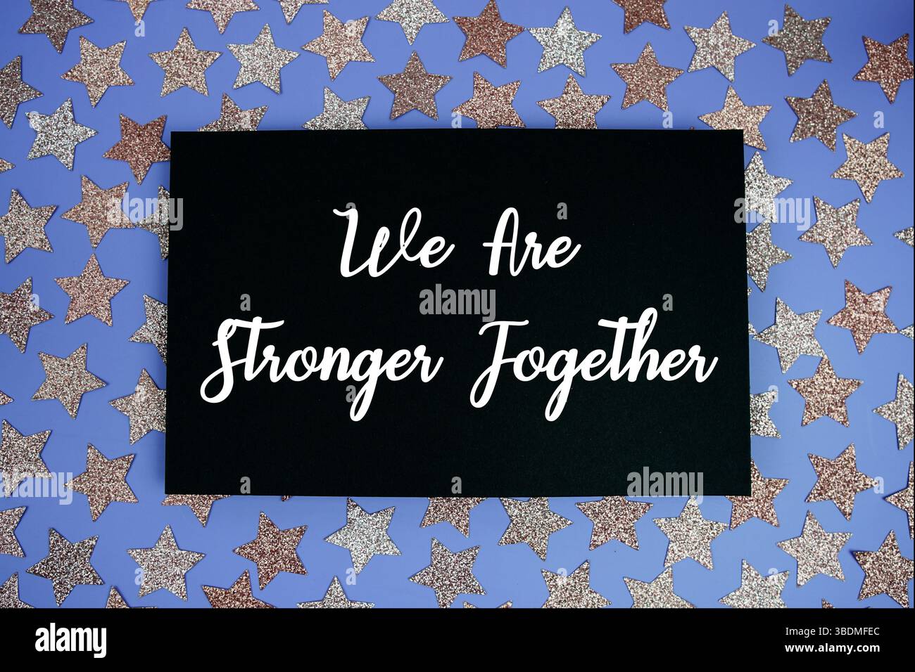 We Are Stronger Together text motivational and inspiration quote on ...
