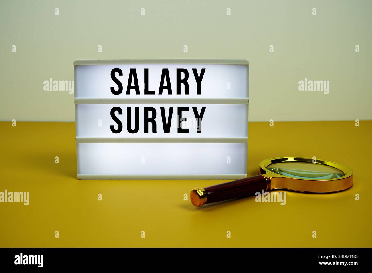 Salary survey text on hi-res stock photography and images - Alamy