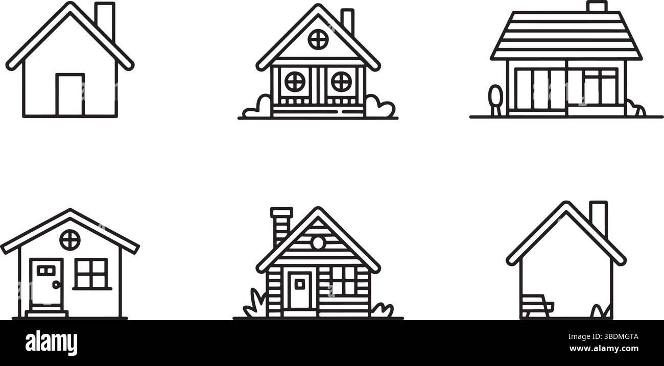 Basic villa Stock Vector Images - Alamy