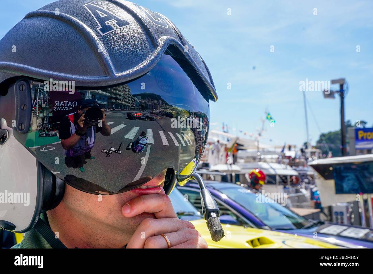 Monte Carlo, Monaco. 24th May 2025. Marshal reflectionduring the Free ...