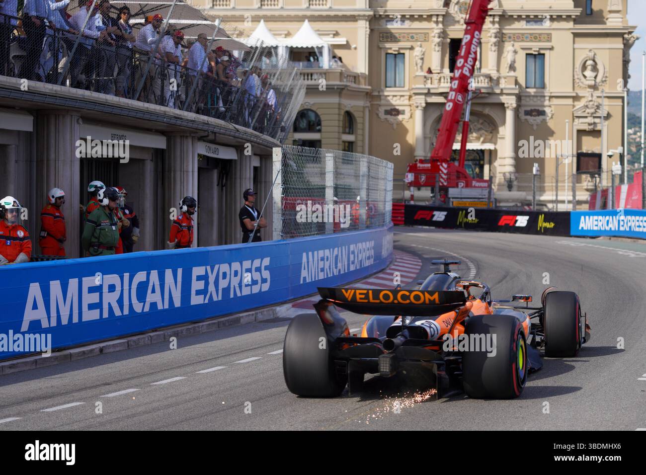 Monte Carlo, Monaco. 24th May 2025. Oscar Piastri of Australia driving the (81) McLaren F1 Team ...