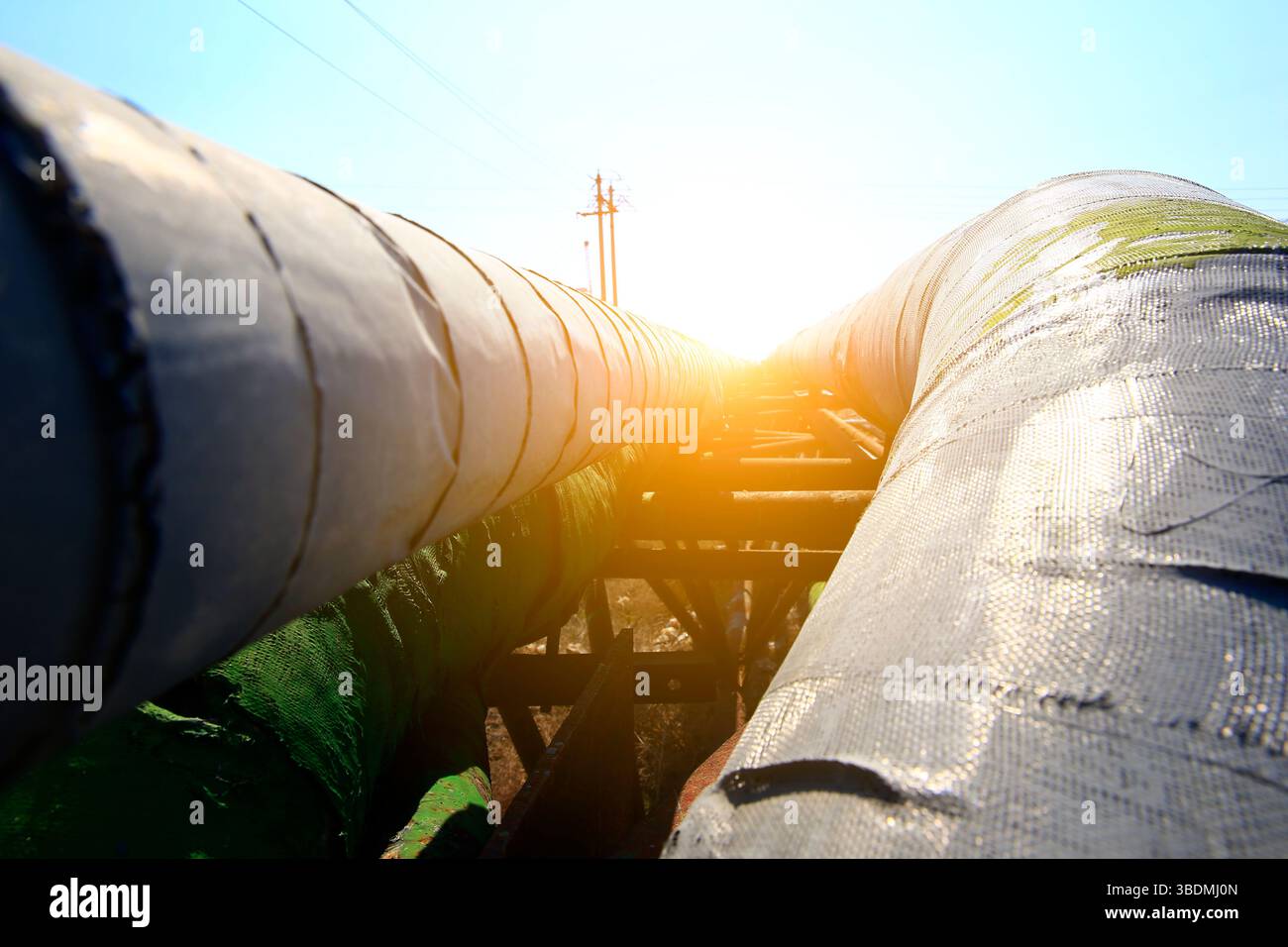 Oil and gas processing plant with pipe line valves.Oil pipeline valves ...