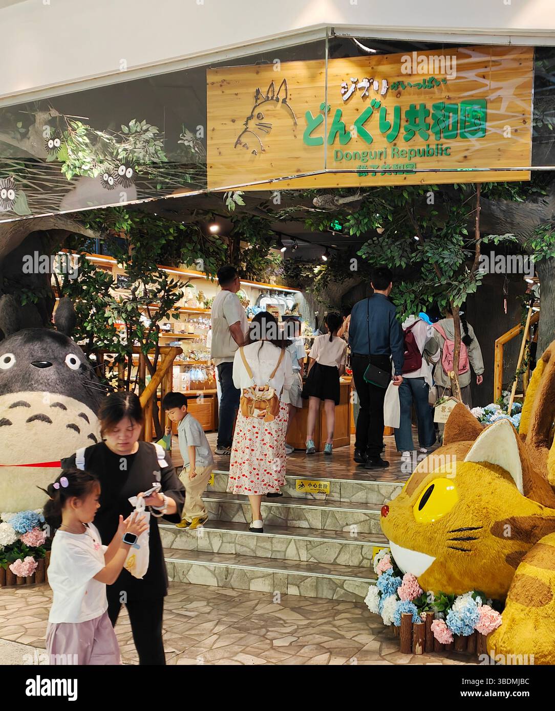 SHANGHAI, CHINA - MAY 24, 2025 - Customers are shopping in Donguri Republic store, the first ...