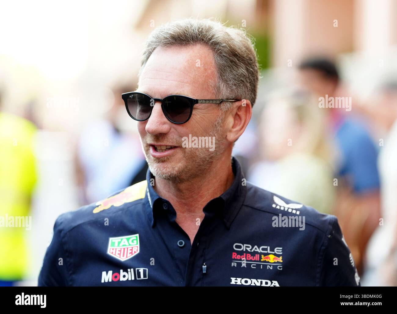Red Bull team principal Christian Horner before the Monaco Grand Prix at the Circuit de Monaco ...