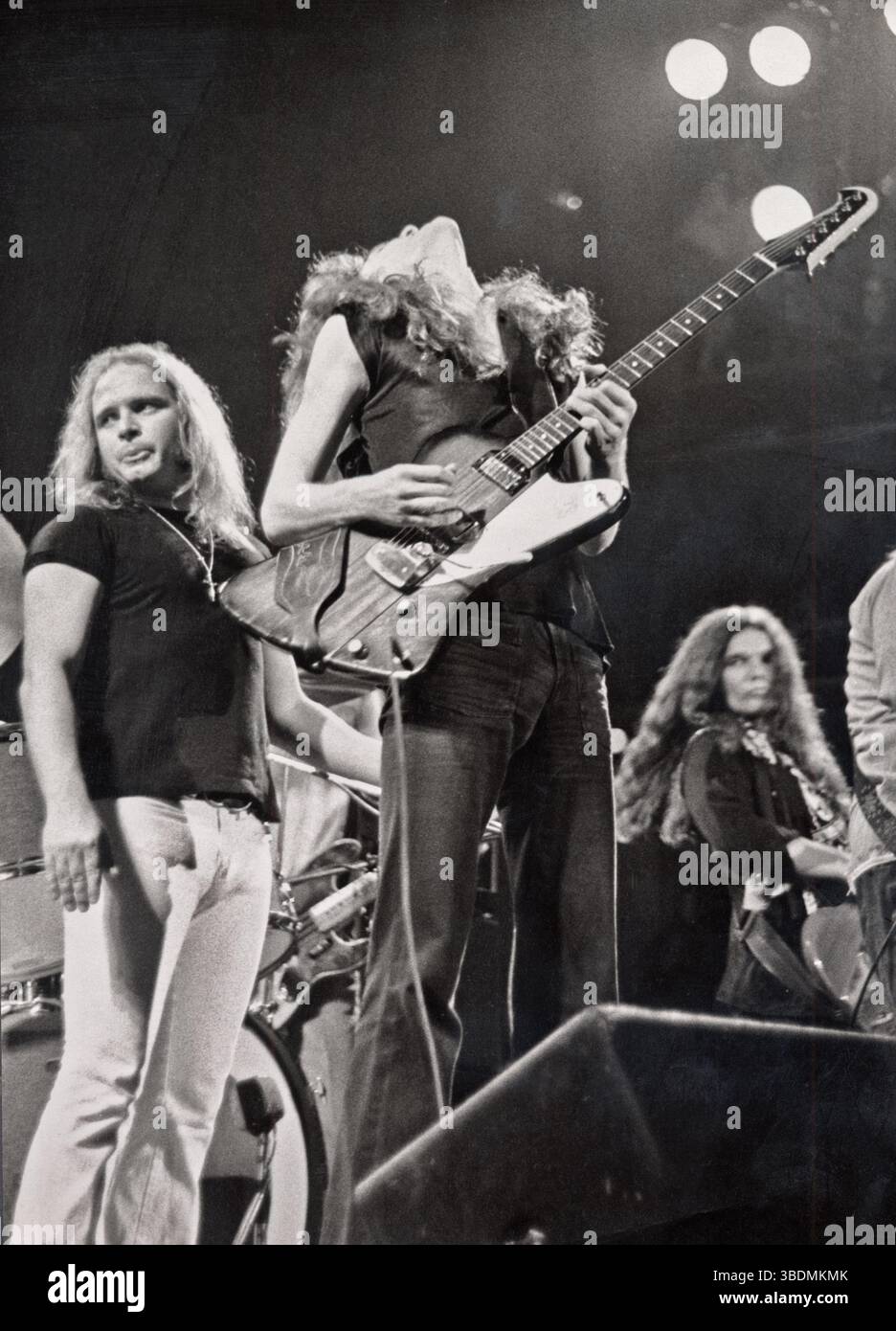 Lynyrd Skynyrd, playing live at Manchester Free Trade Hall. They were ...