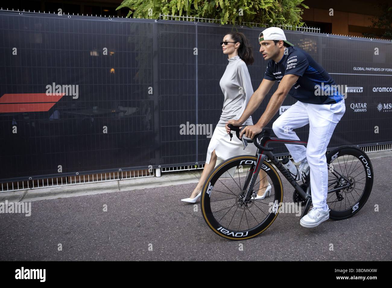 Monaco. 25th May 2025. MONACO - Carlos Sainz (Williams) and his ...