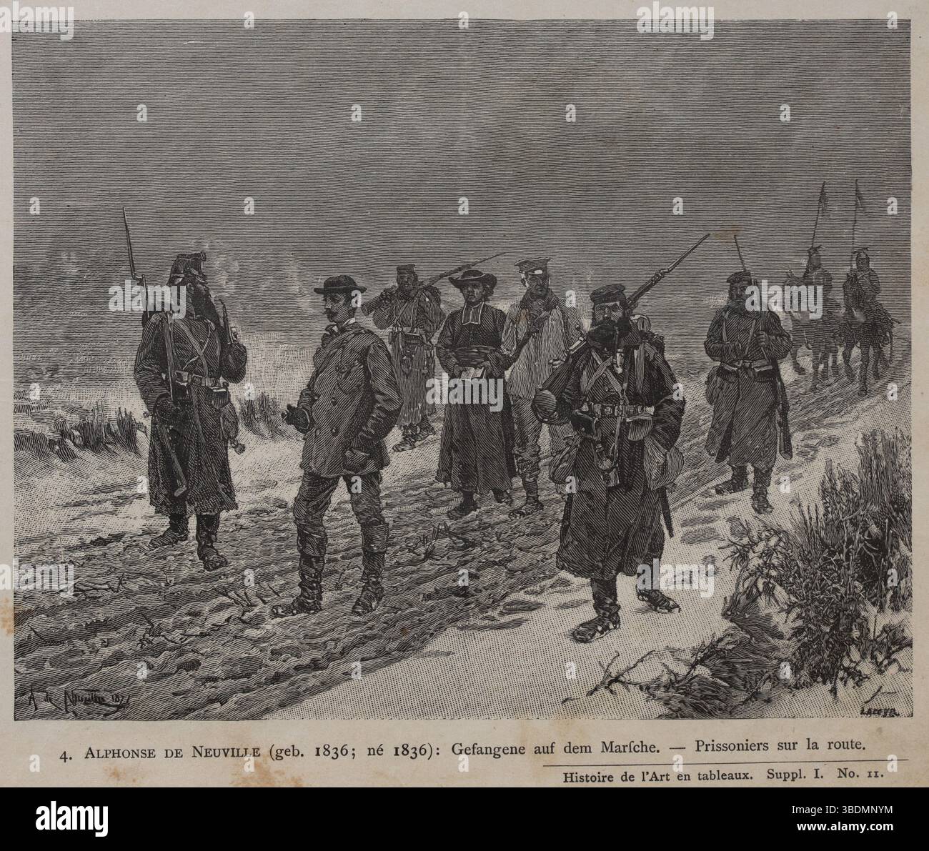 Franco-Prussian War (1870-1871). The Hostages. Engraving. Original 1878 ...