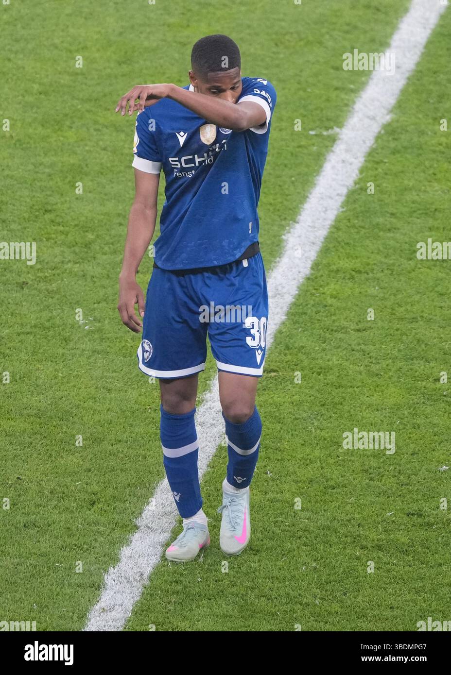 Berlin, Germany. 25th May, 2025. Soccer: DFB Cup, Arminia Bielefeld ...