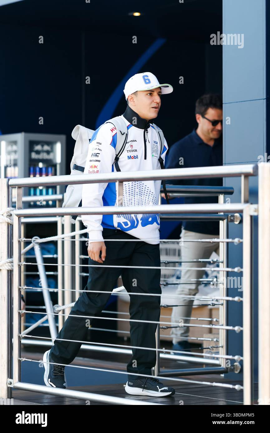 HADJAR Isack (fra), Visa Cash App RB F1 Team VCARB02, portrait during the Formula 1 Tag Heuer ...