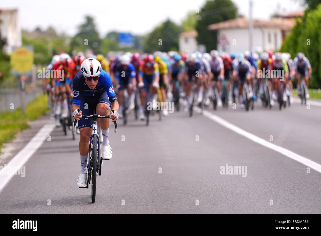 Italy. 25th May, 2025. Germani Lorenzo of Groupama-Fdj during the stage ...