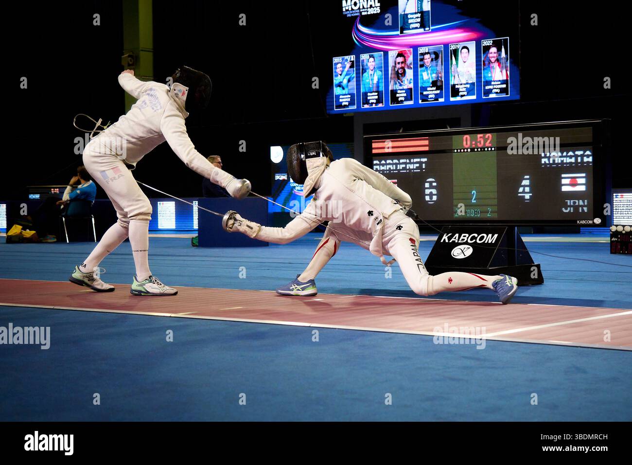 BARDENET Alexandre (FRA) v KOMATA Akira (JPN) during the Challenge ...