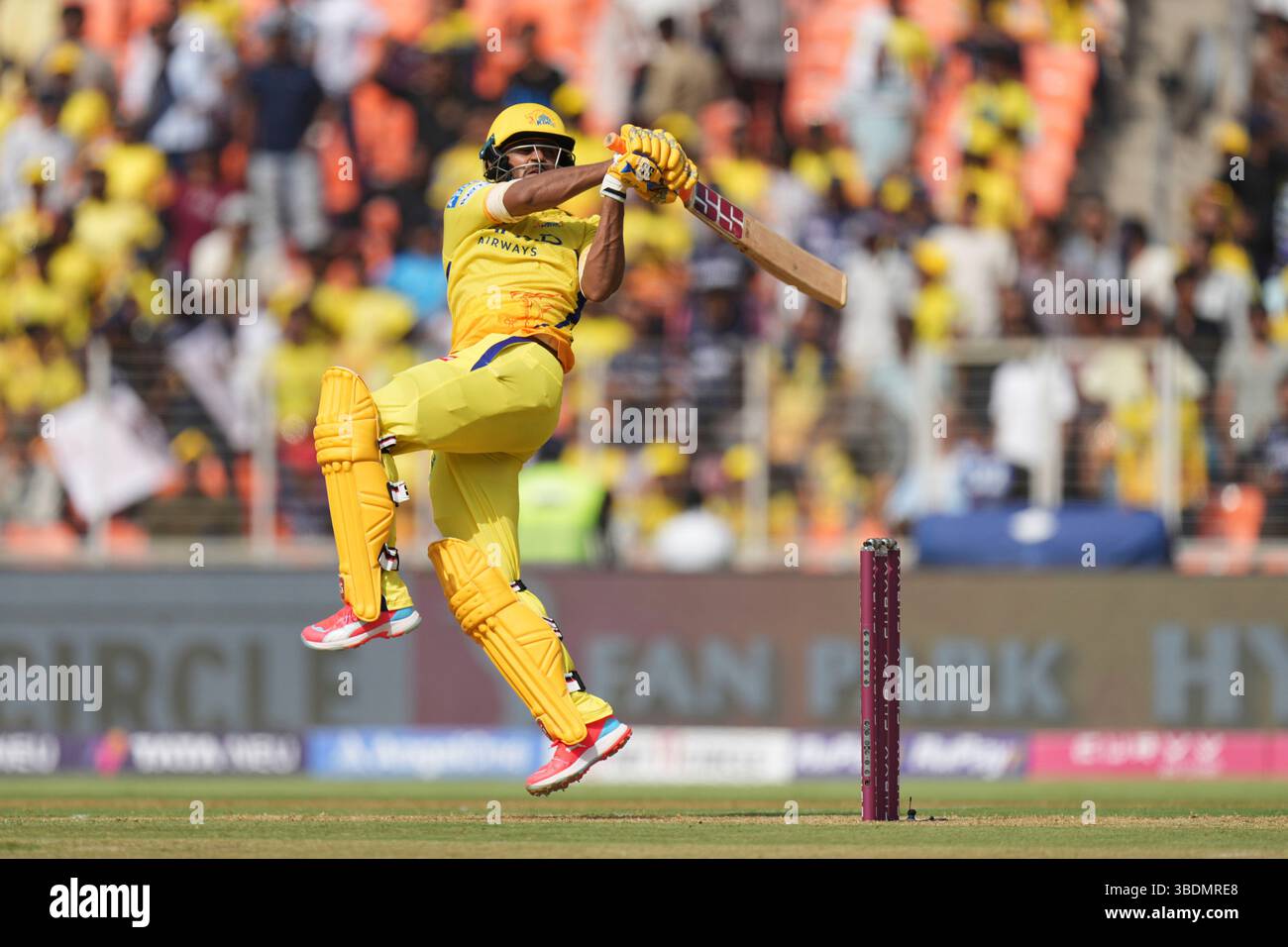 Chennai Super Kings' Urvil Patel bats during the Indian Premier League ...