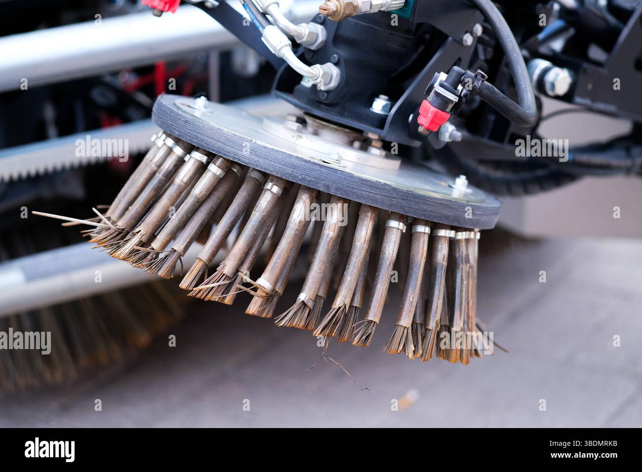 Brush street cleaning machine detail hi-res stock photography and ...