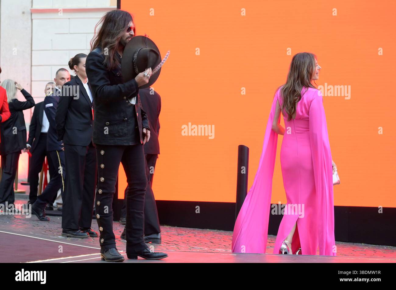Billy Ray Cyrus und Elizabeth Hurley beim Eröffnungsdinner der ...