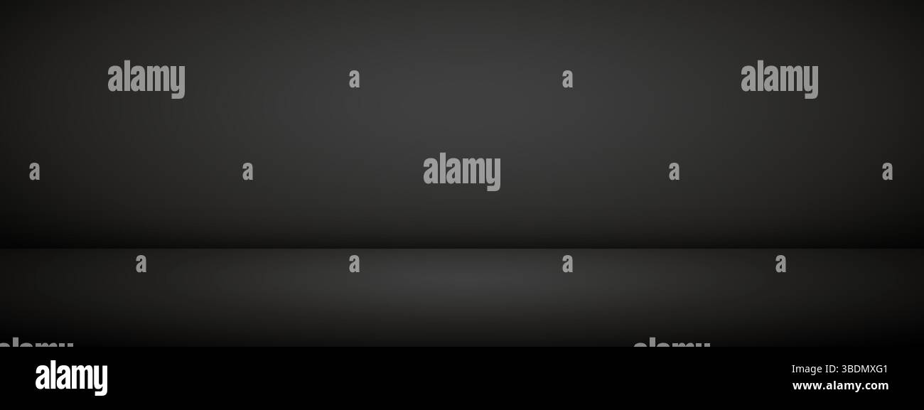 Limbo black background. Abstract studio gradient bg. Modern banner with ...