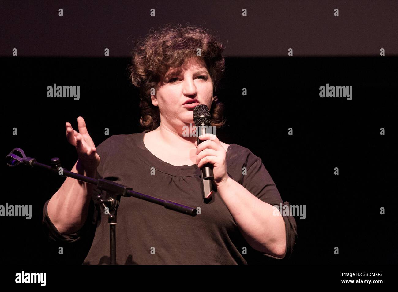 29.01.2012, Deutschland, Sachsen, Dresden, auf dem Foto die Jazzsängerin, Texterin, Komikerin ...