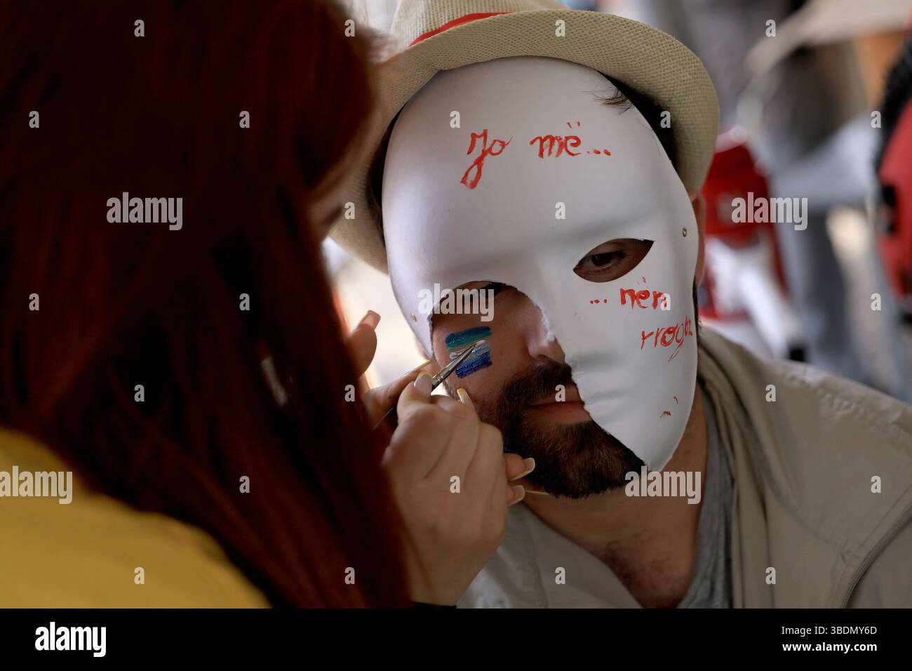 Albania LGBTQ activists take part in a Gay Pride in Tirana, Albania on ...