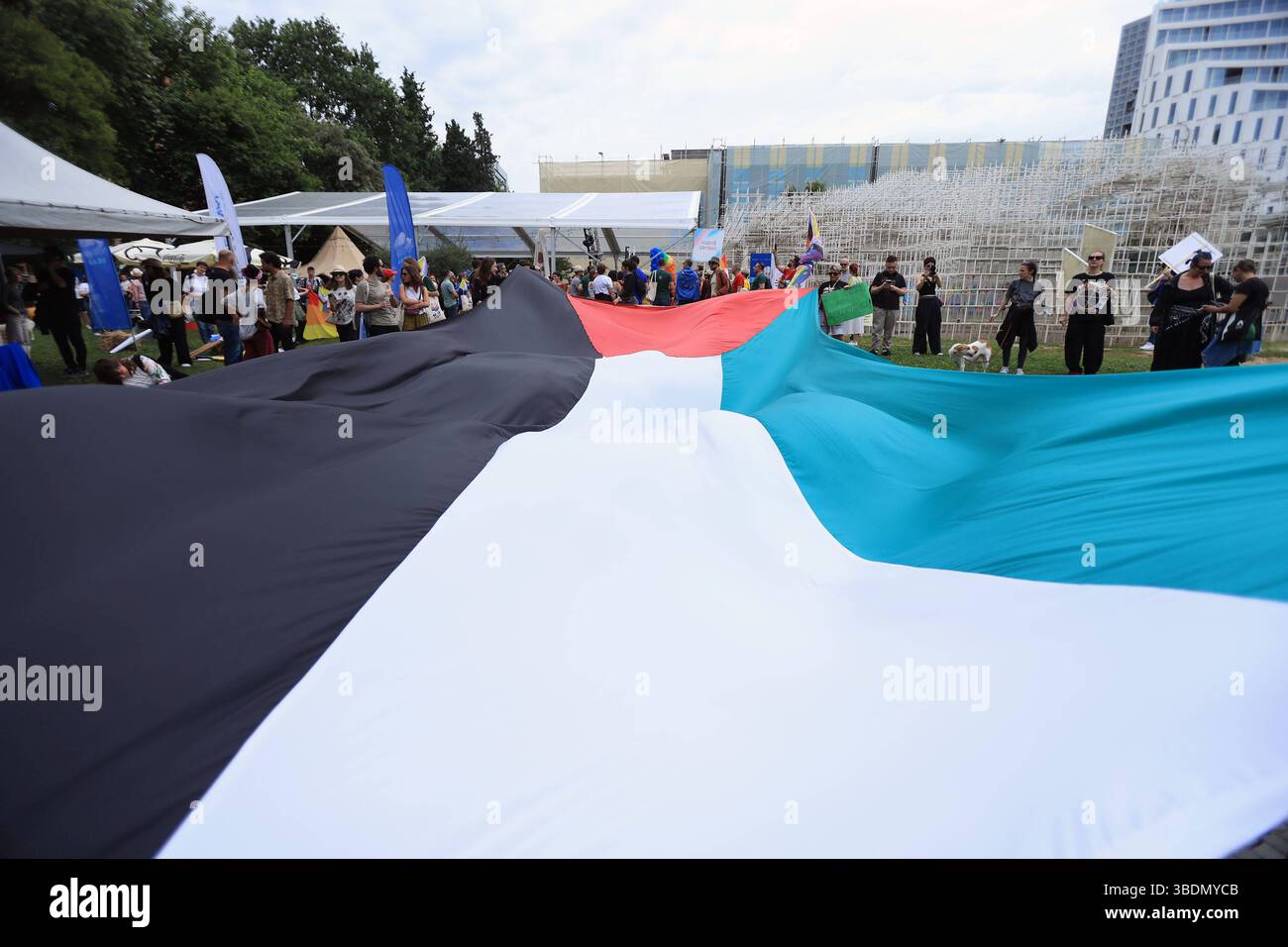 Albania LGBTQ activists take part in a Gay Pride in Tirana, Albania on ...