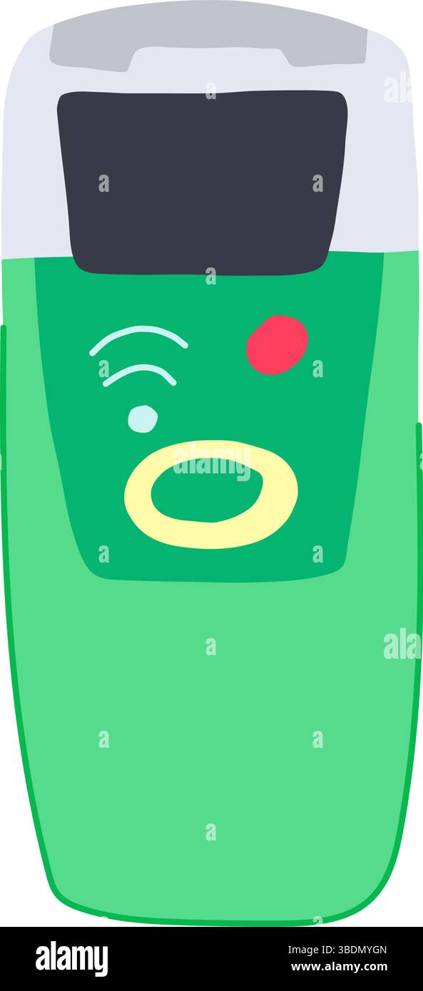 signal gps beacon cartoon vector illustration Stock Vector Image & Art ...