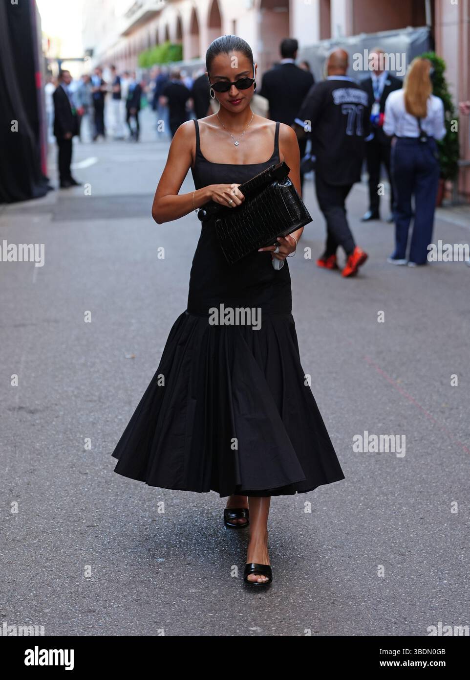 Alexandra Saint Mleux before the Monaco Grand Prix at the Circuit de ...