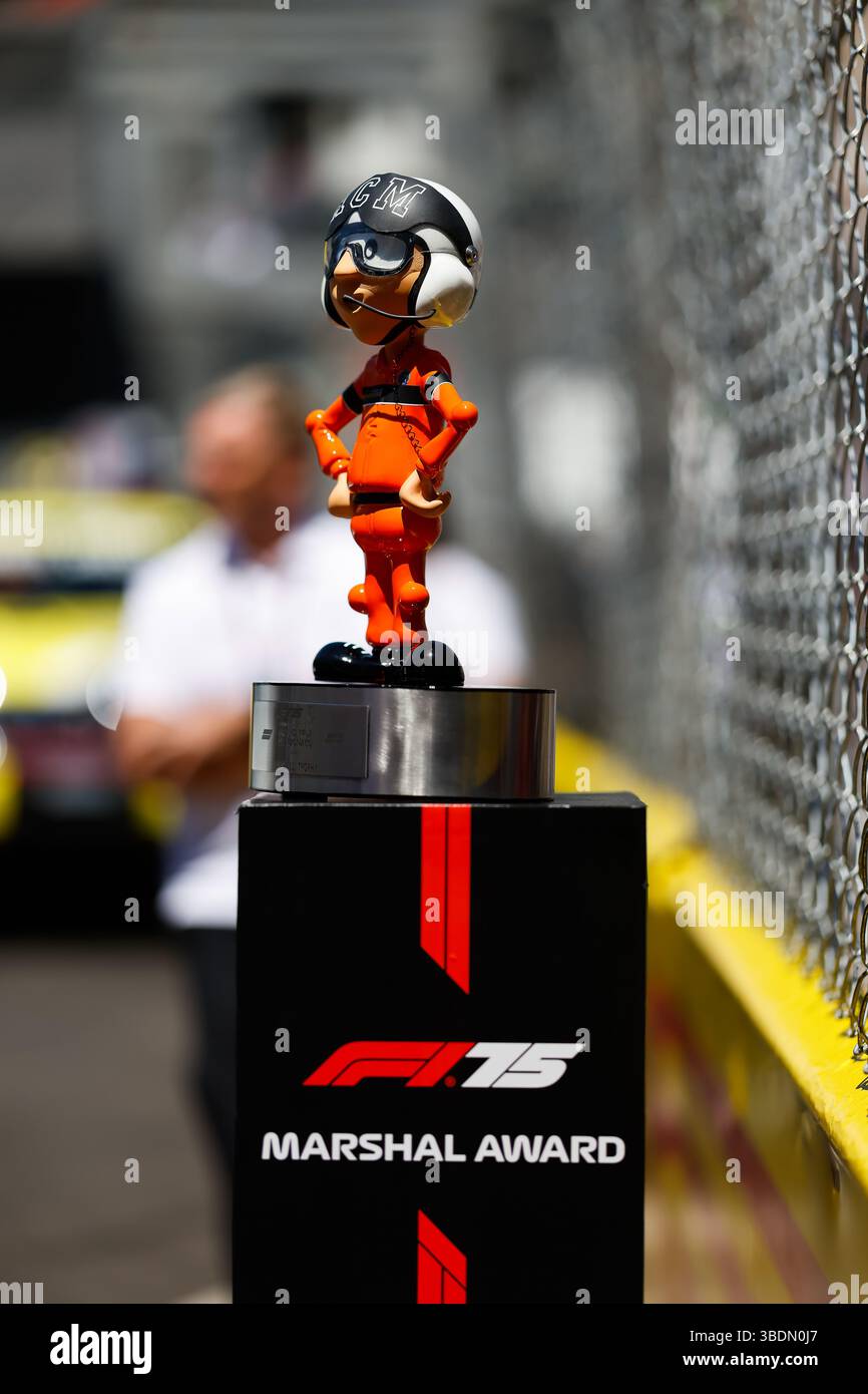 Marshal Award illustration during the Formula 1 Tag Heuer Grand Prix de ...