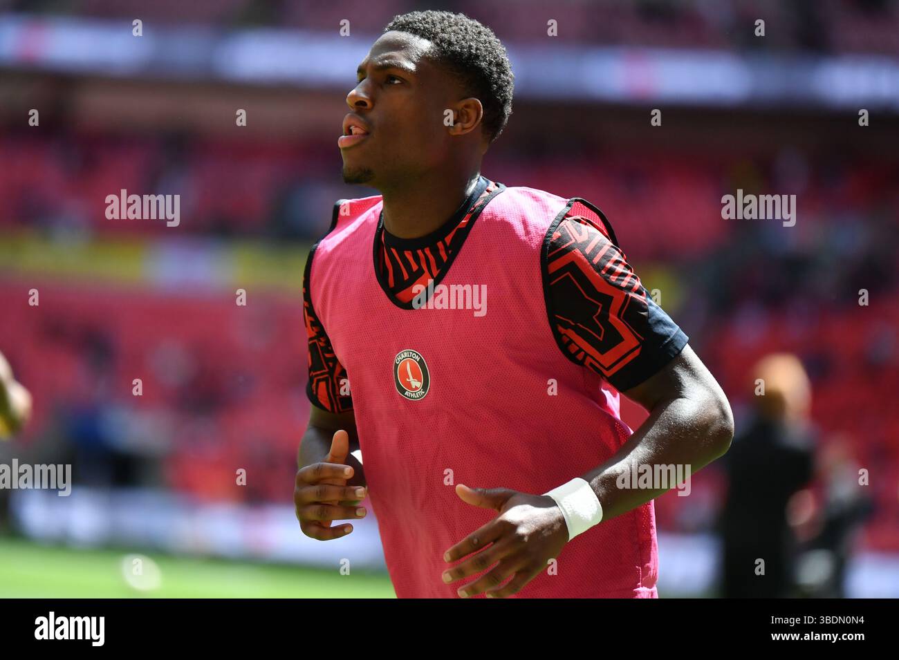 London, England. 25th May 2025. Thierry Small before the Sky Bet EFL ...