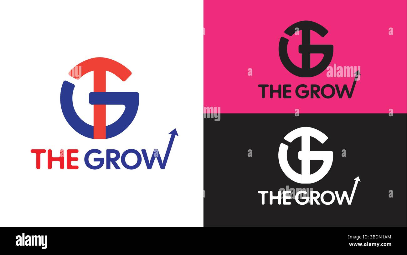 GT Later Logo Design Template Vector – Modern Branding Illustration ...
