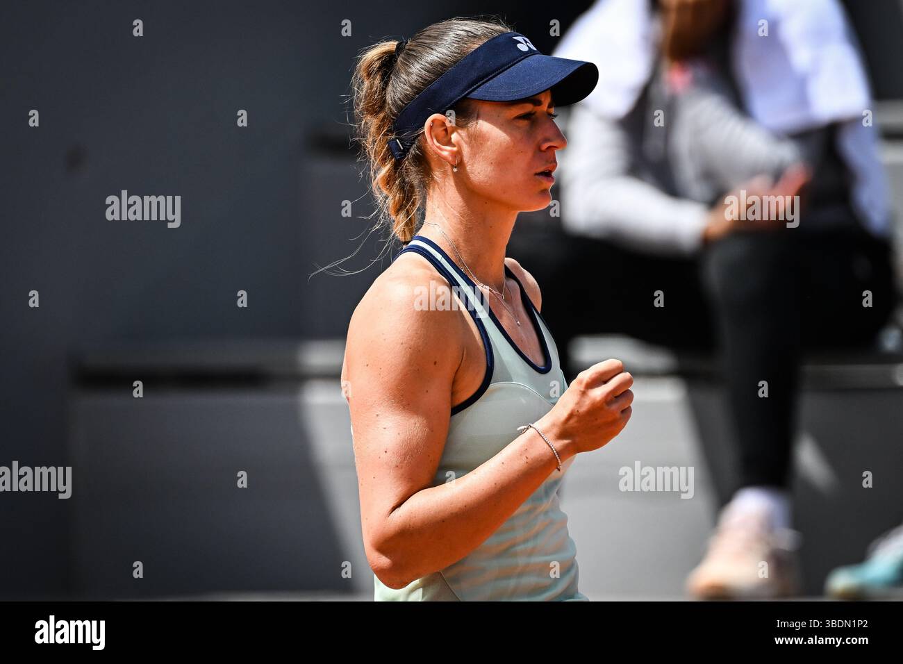 Anna BONDAR of Hungary celebrates his point during the first day of the ...