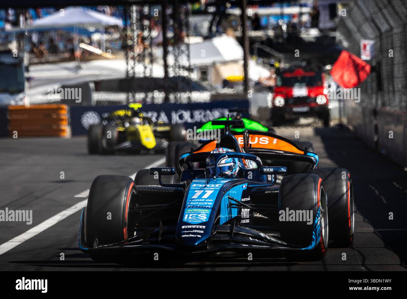 Monte Carlo, Monaco. 25th May, 2025. 11 CRAWFORD Jak (usa), DAMS Lucas ...
