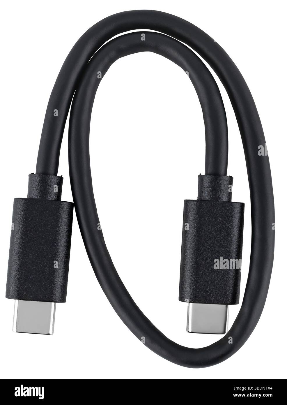 Flexible Type-C cable, in plastic black insulation. Resistant to ...
